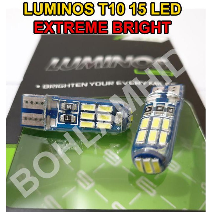 Jual Lampu Led Senja Kota Kecil Sigra Luminos 15 Led T10 Xtreme ...