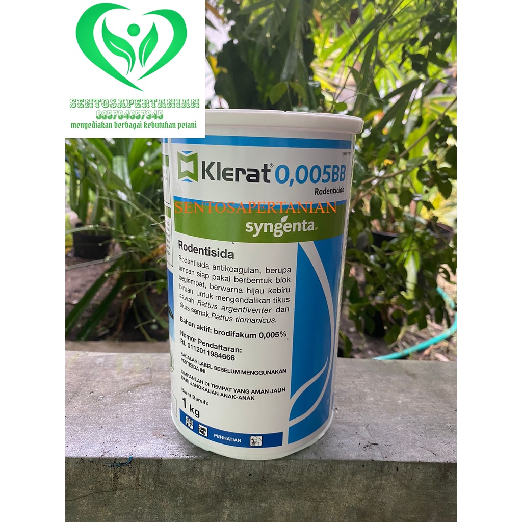 Jual umpan racun tikus / rodentisida KLERAT 1kg dari SYNGENTA | Shopee ...