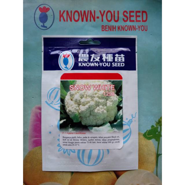 Jual Benih Biji Kol Bunga Dataran Rendah SNOW WHITE 10gr | Shopee Indonesia