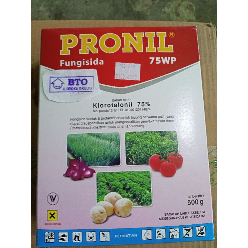 Jual FUNGISIDA PRONIL 75WP.(KLOROTALONIL 75%) | Shopee Indonesia