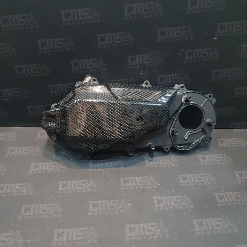 Jual Cover L Side Cover CVT Part Original Honda ADV150 Carbon Kevlar ...