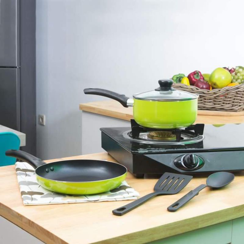 Jual Kangaroo Emerald Cookware Set 5 | Shopee Indonesia