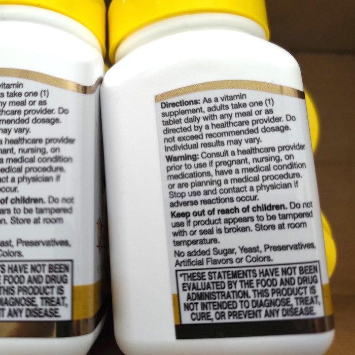 Jual RAMBUT-VITAMIN-SUPLEMEN- BIOTIN 10000 MCG 21ST CENTURY 120 TABLET ...