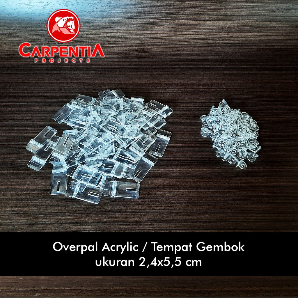 Jual Overpal Acrylic / Tempat Gembok Akrilik / Cantelan Gembok / Kunci ...