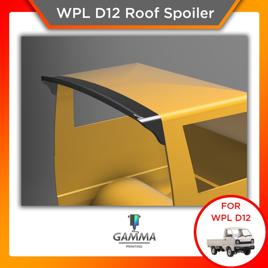 Jual WPL D12 Roof Spoiler Drift Upgrade Suzuki Carry - Bodykit RC Truk ...