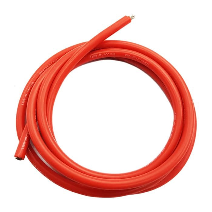 Jual 10cm Kabel Silikon 16AWG silicone Silicon wire 16 awg Merah atau ...