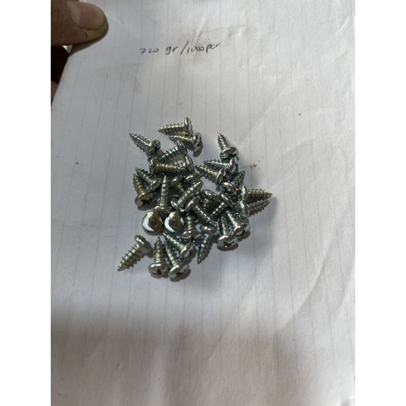 Jual SKRUP CACING PAB 6 x 3/8” - TAPPING SCREW - BAUT CACING KEPALA ...