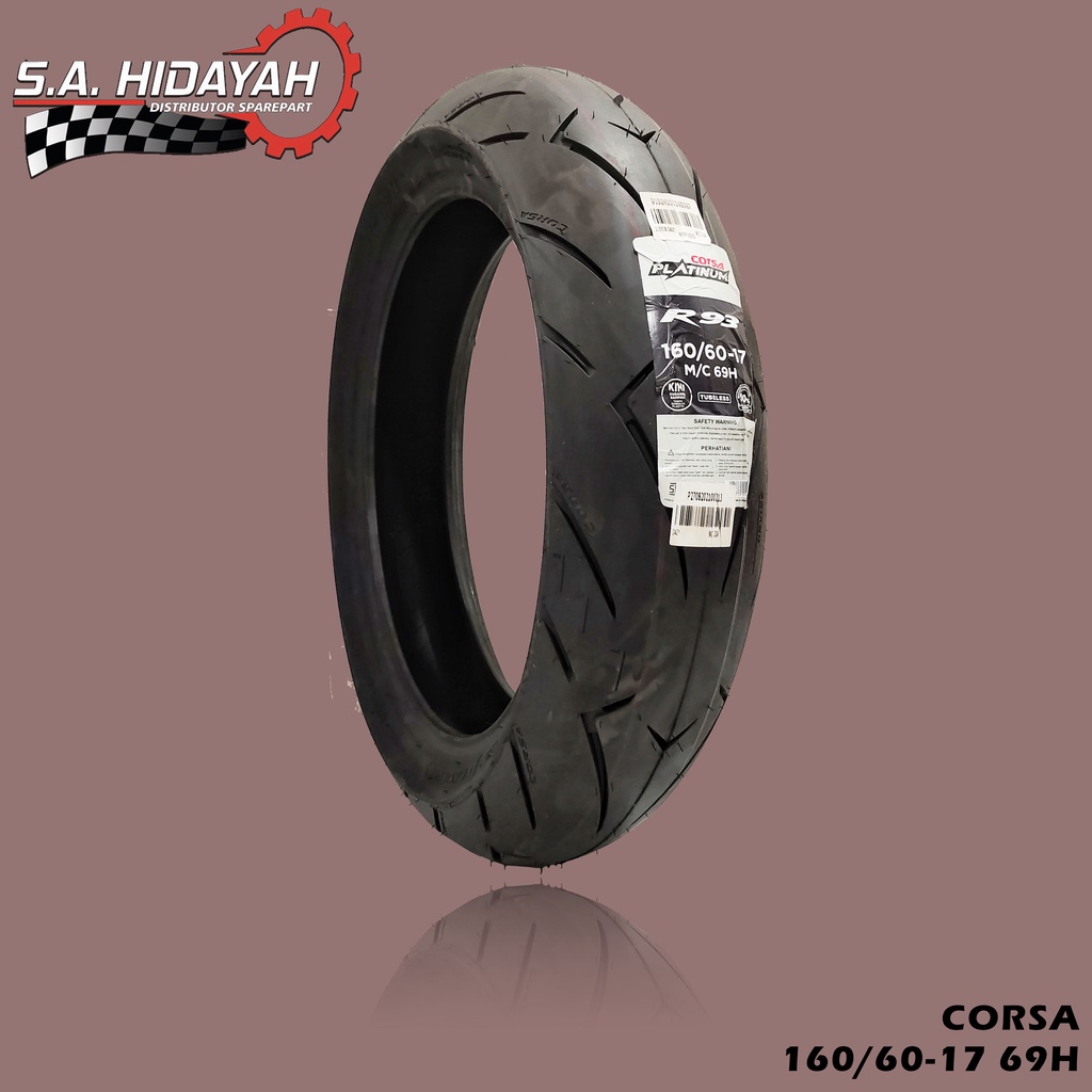 Jual BAN SPORT CORSA PLATINUM R93 TUBELESS cocok untuk YAMAHA R15 CB ...