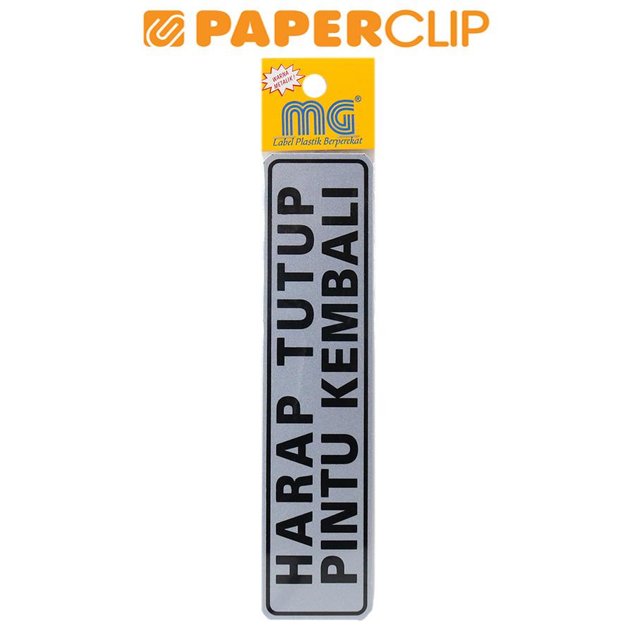 Jual SIGN LABEL MG 2A SL-22 HARAP TUTUP PINTU KEMBALI | Shopee Indonesia