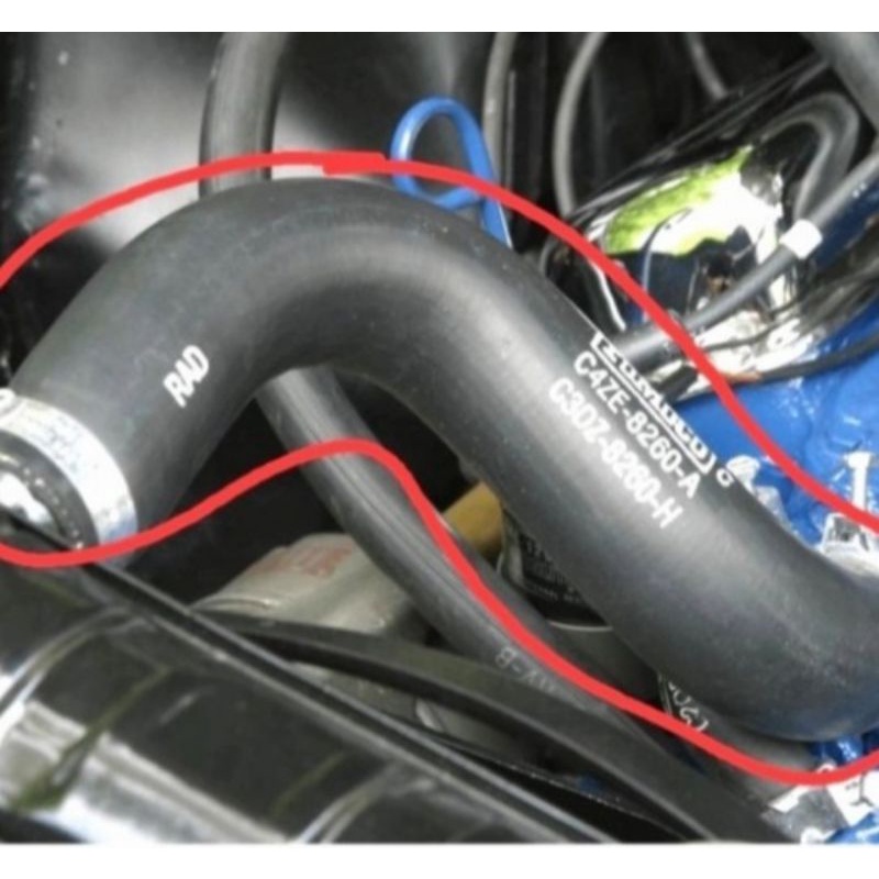 Jual selang radiator bagian atas hose all new avanza dan xenia original ...