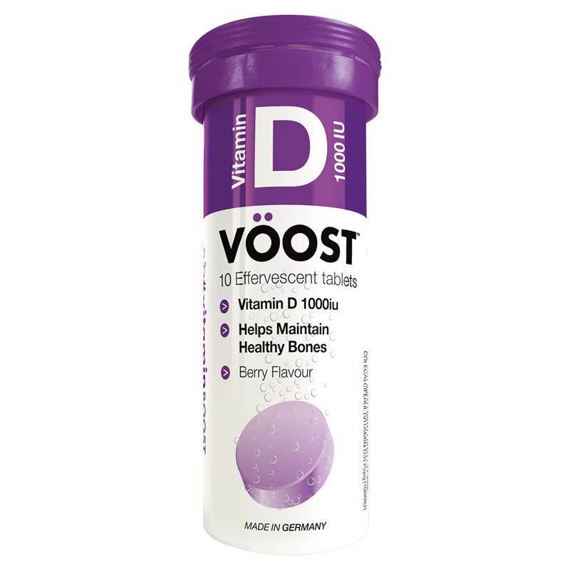 Jual VOOST Vitamin D Effervescent 10 Tablets - Vitamin Daya Tahan Tubuh ...