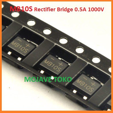 Jual MB10S Rectifier Bridge 0.5A 1000V SOP4 | Shopee Indonesia