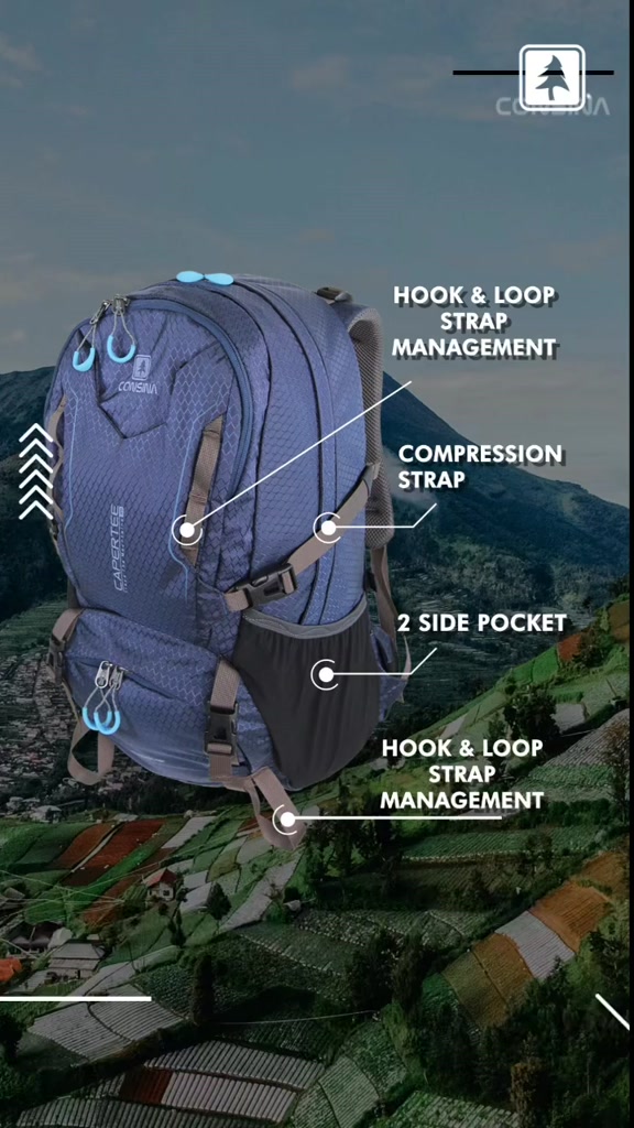 Jual Consina Capertee Ransel Gunung Outdoor Hiking Trekking 35L ...