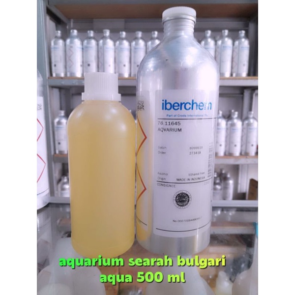 Jual AQUARIUM IBERCHEM SEARAH AROMA BULGARI AQUA RIPACK 500 ML BIBIT ...