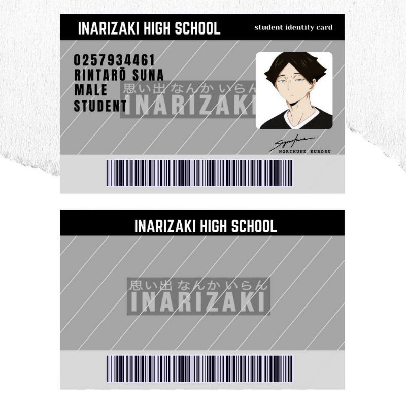 Jual ID CARD ANIME BY BUNNY.CLOUDS | Shopee Indonesia
