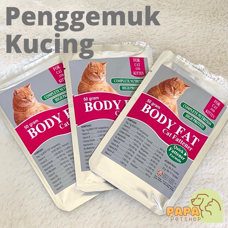 Jual Body Fat Cat Penggemuk Kucing Body Fat Booster | Shopee Indonesia