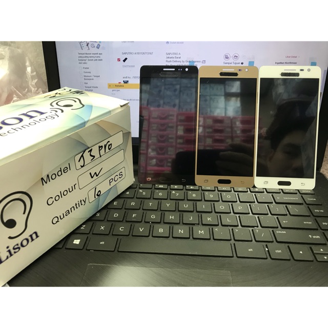 Jual LCD SAMSUNG J3 PRO J3110 KONTRAS CONTRAS ORIGINAL OEM FULL SET ...