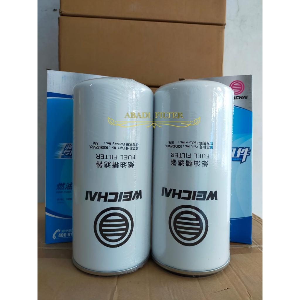 Jual Fuel Filter WEICHAI / Filter Solar WEICHAI 1000422382 | Shopee ...
