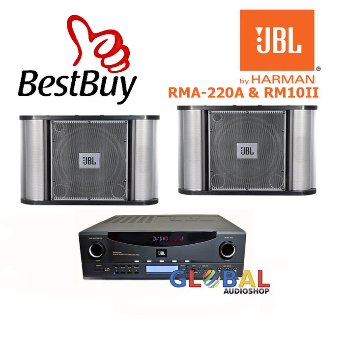 Jual Paket karaoke Amplifier JBL RMA-220A Speaker RM-10II RMA220A RM10 ...