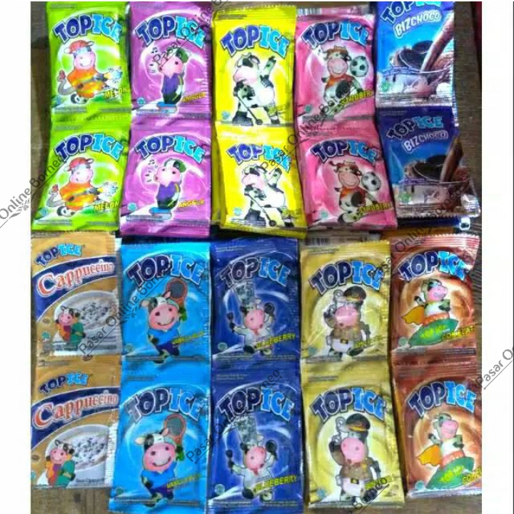Jual Top Ice Semua Rasa All Varian 1 Renceng Isi 10 Pcs | Shopee Indonesia
