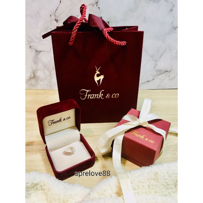 Jual sale just for TODAY!! full set FRANK N CO ring box MEDIUM authntic ...