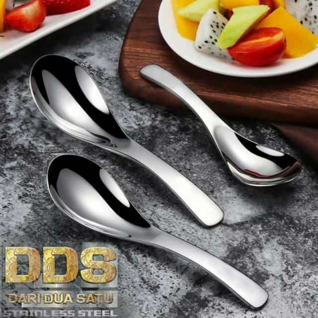 Jual Sendok Bebek Stainless Tebal l Sendok Soup l Sendok Kuah | Shopee ...