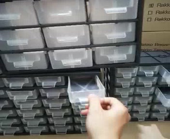 Jual Rak Komponen Rakko laci isi 30 24 12 slot Rako lemari Ic Racco rak ...