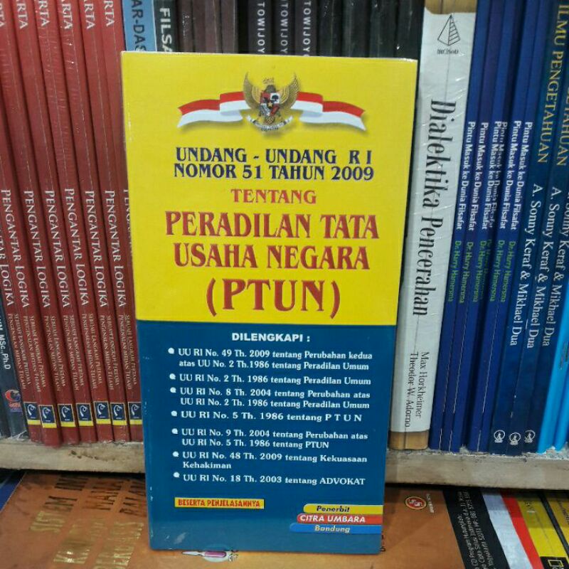Jual UNDANG UNDANG PERATURAN TATA USAHA NEGARA ( PTUN ) | Shopee Indonesia