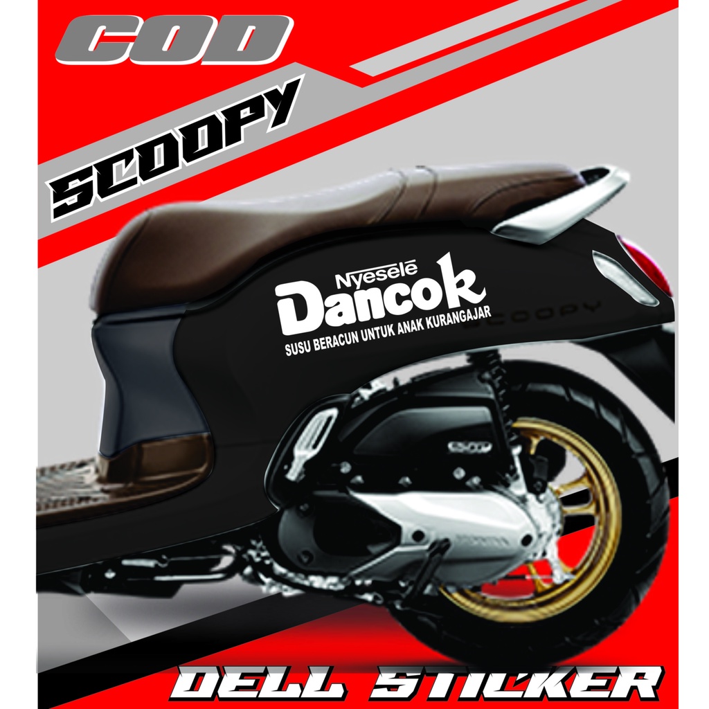 Jual Stiker scoopy DANCOK sticker scoopy Striping scoopy Cutting ...