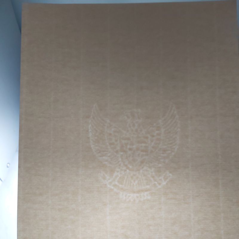 Jual Kertas Garuda Tunggal - Watermark Paper - Kertas Ijazah/Piagam ...