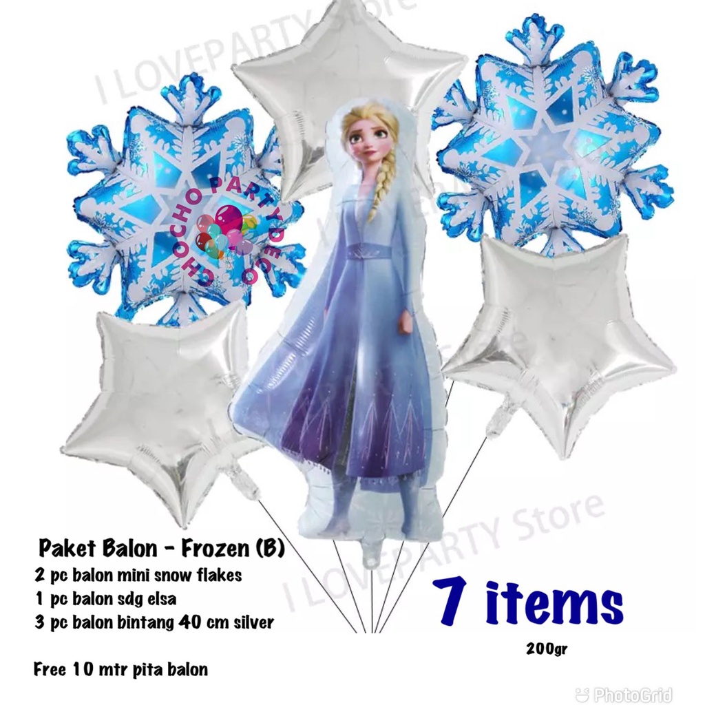 Jual Paket Frozen - Paket Ulang Tahun Balon Frozen - Dekorasi ulang ...