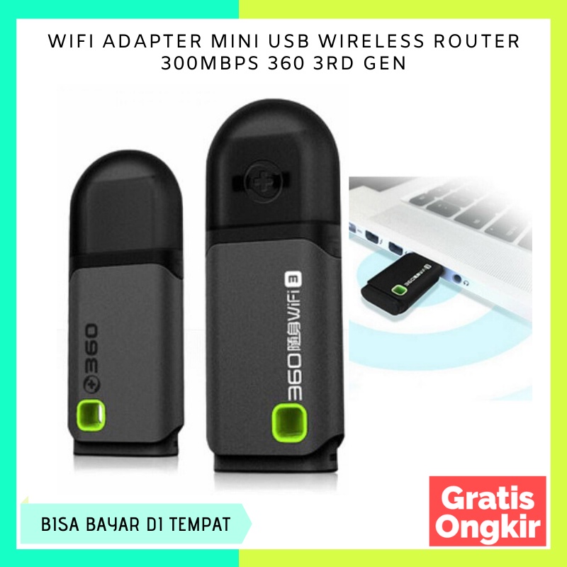 Jual USB Mini Wifi Wireless Router Adapter Portabel Receiver Nirkabel ...