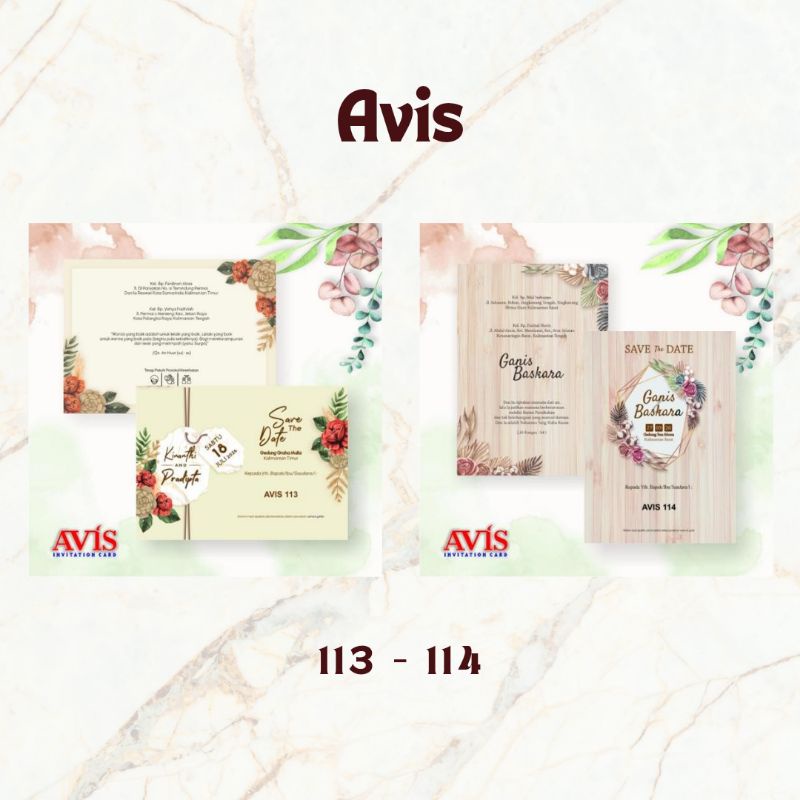 Jual Blangko Undangan Avis 113, 114 | Shopee Indonesia