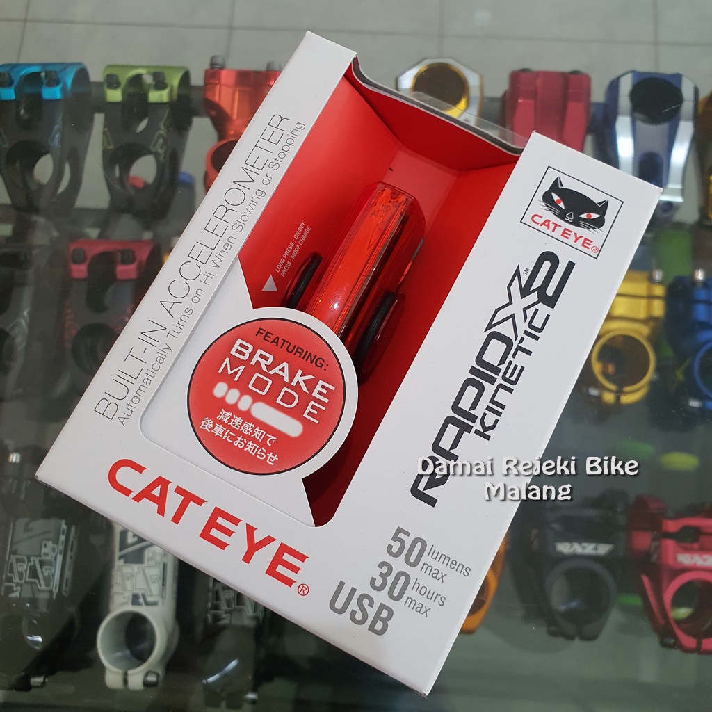 Jual Lampu belakang Cateye Rapid X2 Kinetic dengan sensor rem | Shopee ...