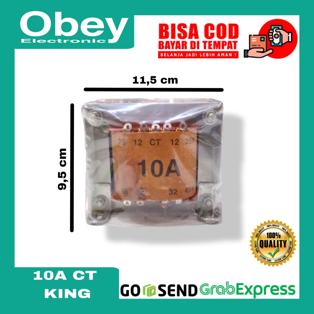 Jual Trafo King 10 Amper 10A CT 12-45v | Shopee Indonesia