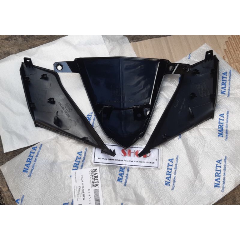 Jual VISOR BLADE NEW COVER BATOK DEPAN BLADE NEW HITAM | Shopee Indonesia