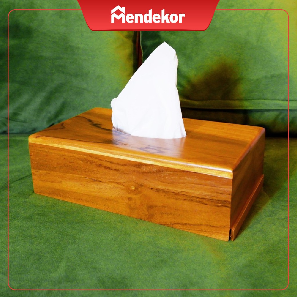 Jual MENDEKOR Biogu | Jati Tissue Box Teak Wooden Tempat Kotak Tisu ...