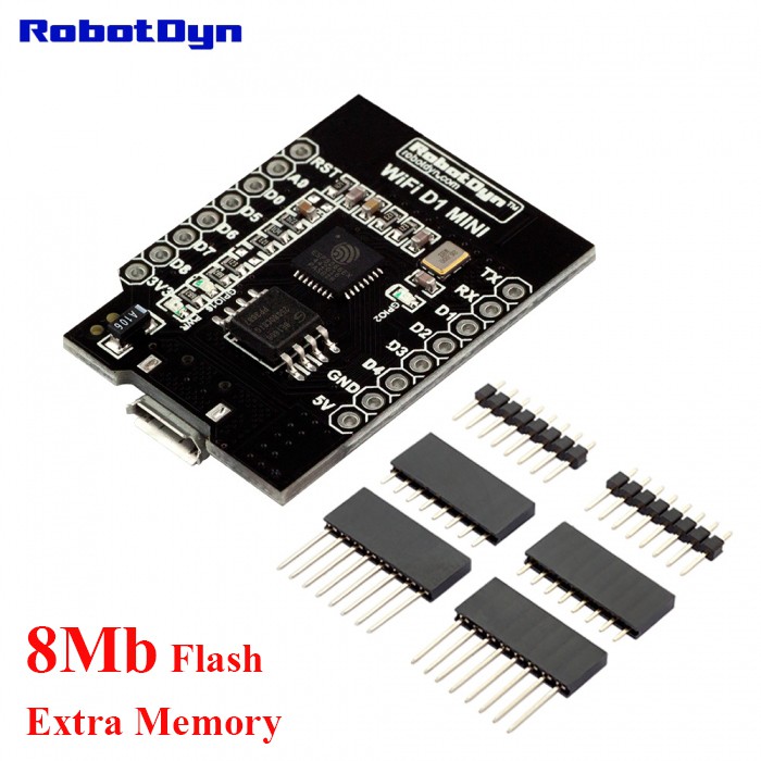 Jual New Esp8266 Wemos D1 Mini 8mb Flash Extra Memory Wifi Dev Board