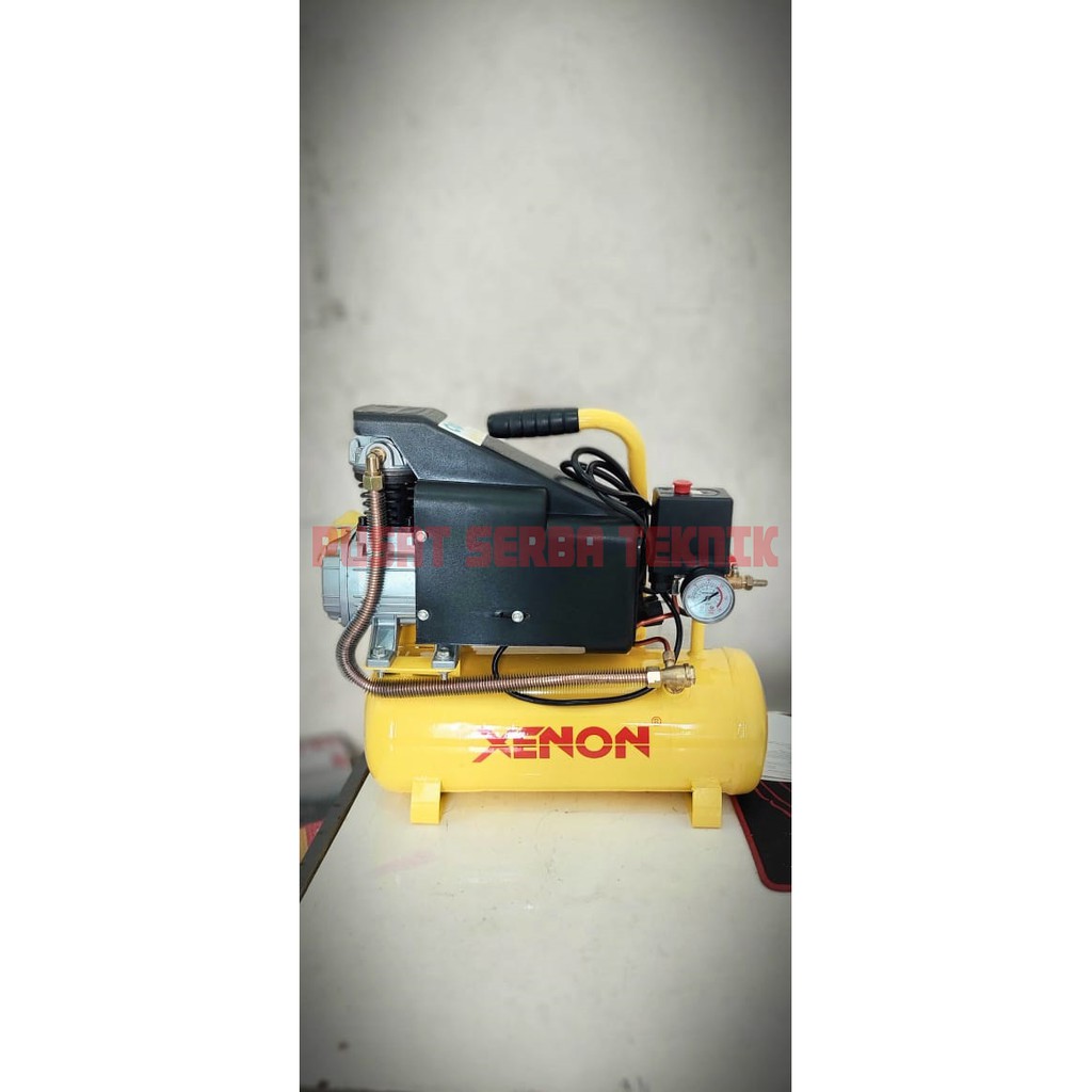 Jual KOMPRESOR ANGIN KOMPRESOR LISTRIK COMPRESSOR 3/4 HP 8L XENON 550w ...