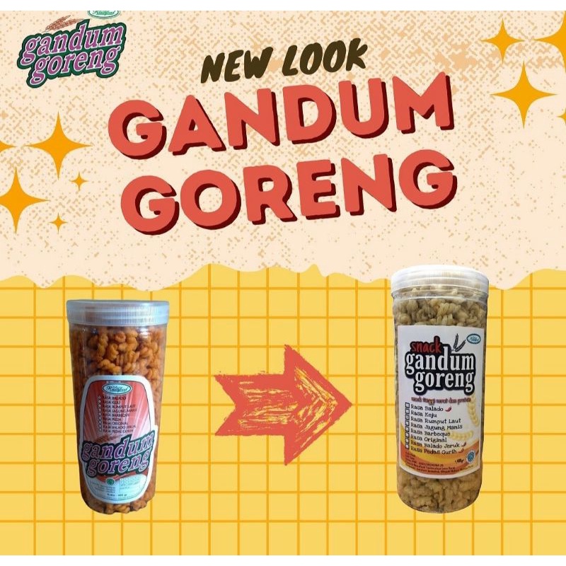 Jual Snack Gandum goreng tube 400g | Shopee Indonesia