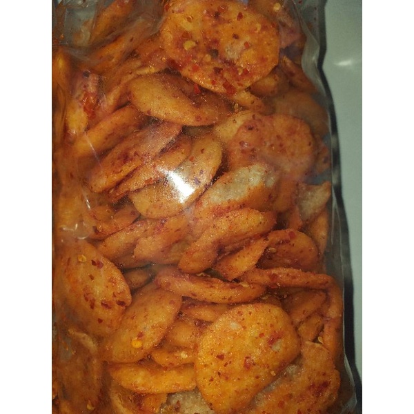 Jual Emplod Endog Lewo Gepeng Pedas & Original 250 gr . Cimol Kering ...
