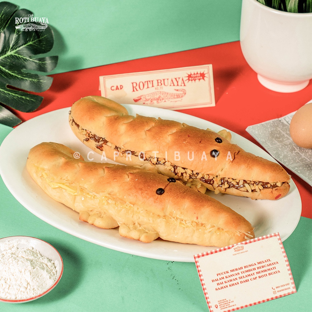 Jual Roti Buaya Istimewa 80gr Ukuran 24 cm | Shopee Indonesia