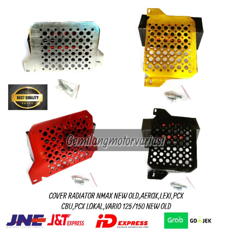 Jual Cover Tutup Radiator 3 mili Plus Baut Model Laba Laba Pnp Motor ...