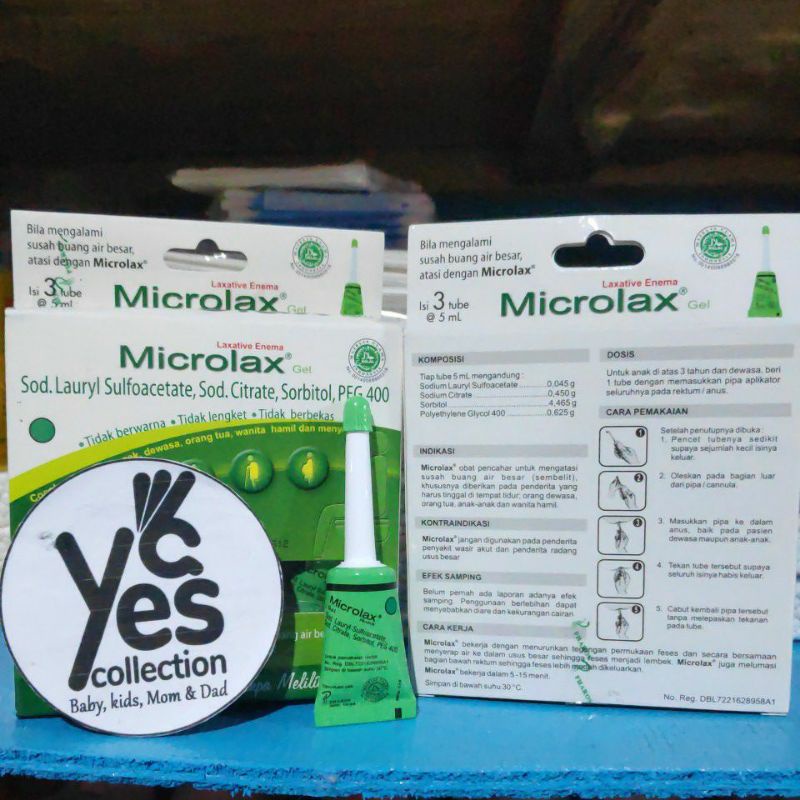 Jual Microlax gel 5 ml tube susah buang air besar BAB Sembelit mikrolak ...