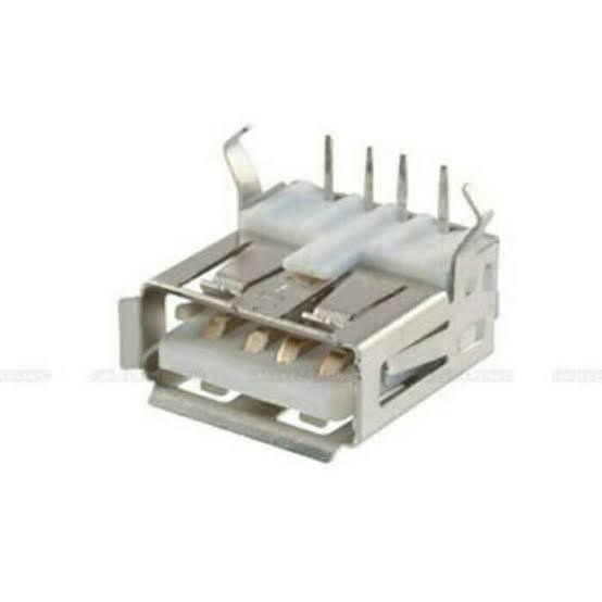 Jual Socket - Konektor - Conector USB 2.0 Type A Female PCB Mounting ...
