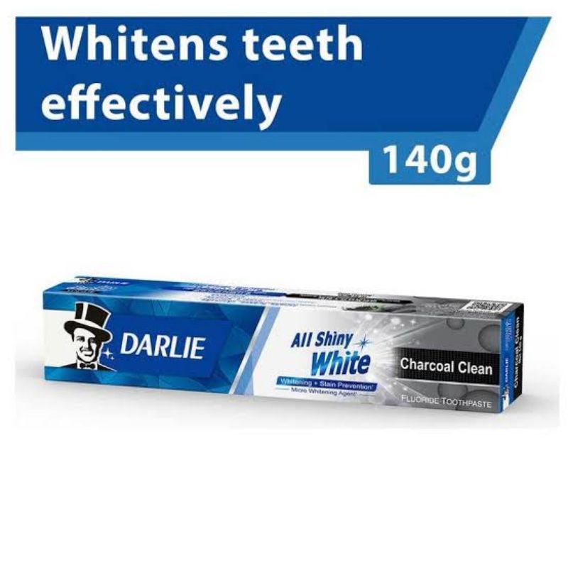 Jual Darlie Tooth Paste All Shiny White Charcoal Clean 140gr | Shopee ...