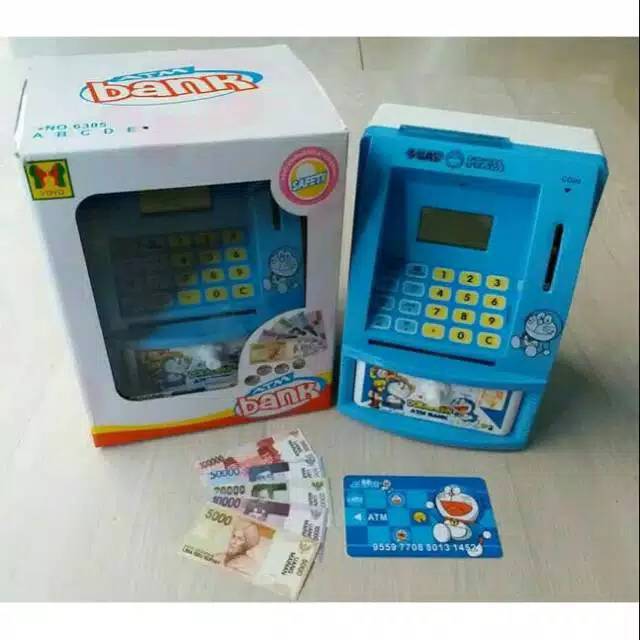 Jual Mainan ATM BCA Doraemon 6305 | Shopee Indonesia