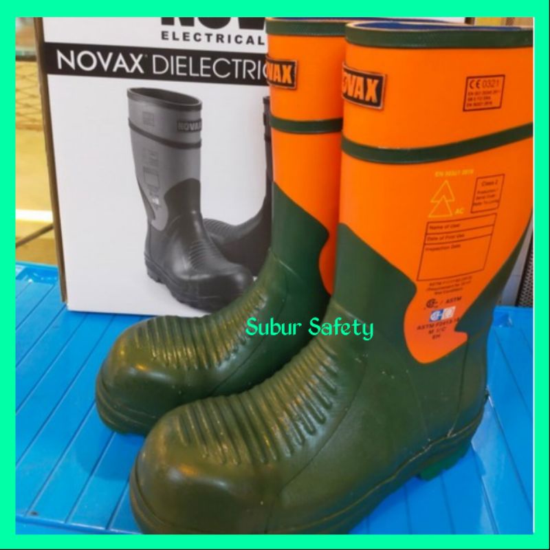 Jual Sepatu Safety Novax 20kv Anti Listrik / Safety Boot Novax Anti ...