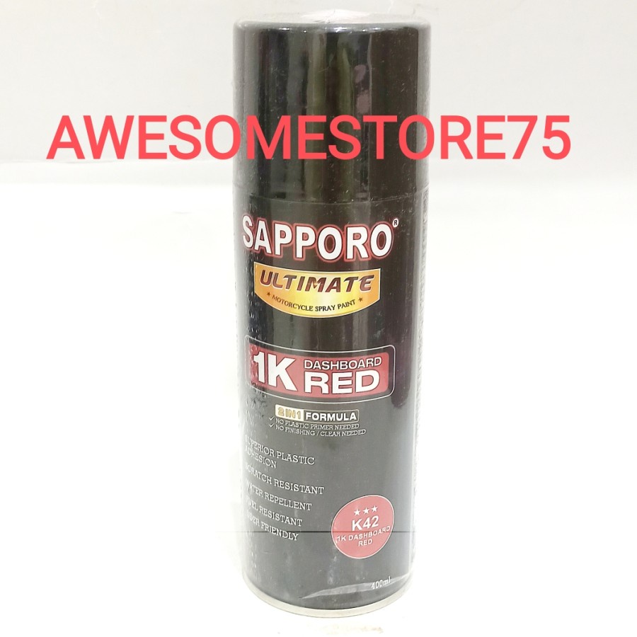 Jual SAPPORO ULTIMATE *** K42 1K RED DASHBOARD COATING Merah Pilox ...