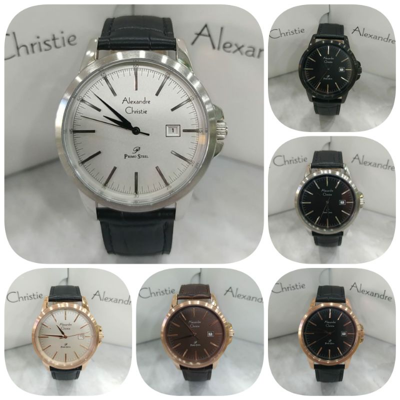 Jual Jam Tangan Pria Alexandre Christie Primo 1008 AC1008 AC 1008 Tali ...